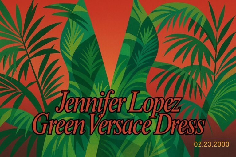 Jennifer Lopez Green Versace Dress Grammys 2000